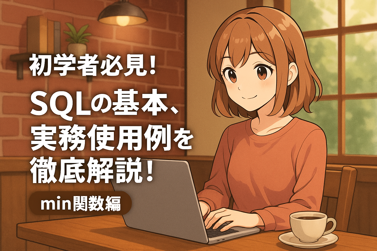 【初学者必見！】SQLの基本、実務使用例を徹底解説！min関数編 | エンジニアのバイク酒日記